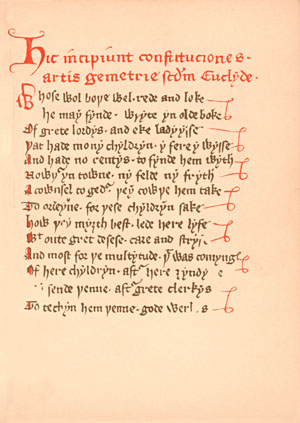 Regius Poem with translation